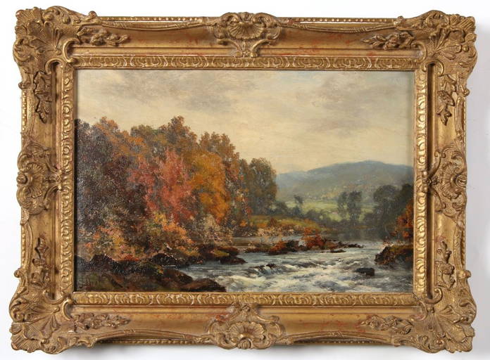 James Elliot (english, 19th Century) Oil On Canvas