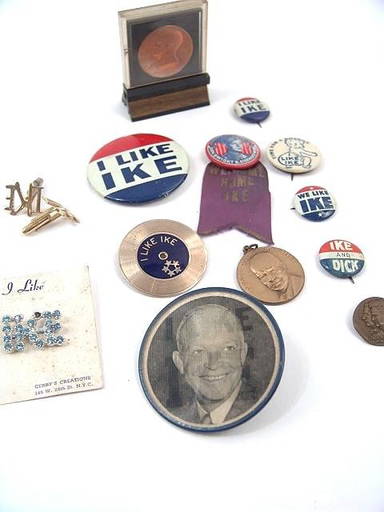 Group Of Dwight D. Eisenhower Political Items
