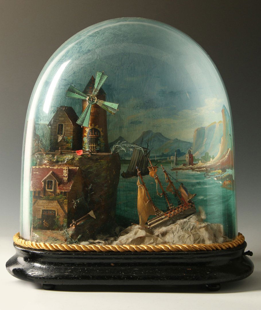 A 19TH C. FRENCH ROCKING SHIP MUSICAL AUTOMATON