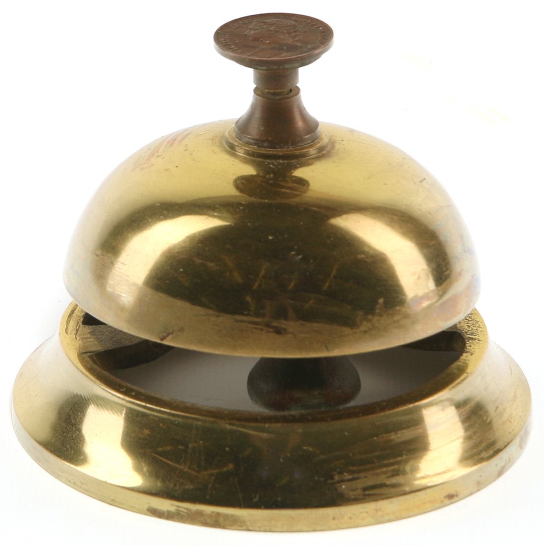 Vintage Brass Counter Bell