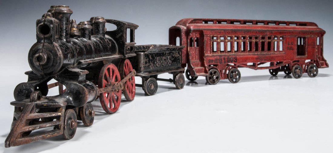 Harris Toy Co. Cast Iron Floor Train Circa 1903