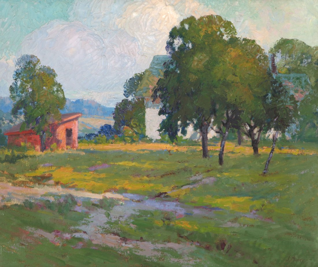 JOHN HANNY (1890-1984) OIL ON PANEL - Sep 23, 2016 | Soulis Auctions in MO