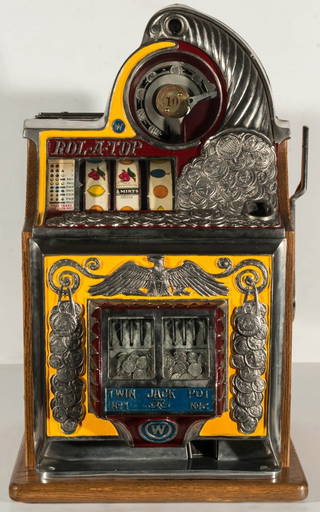 A Watling 'rol A Top' Reproduction Slot Machine