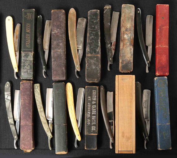 LOT OF TEN STRAIGHT RAZORS WITH BOXES - Feb 10, 2017 | Soulis Auctions ...