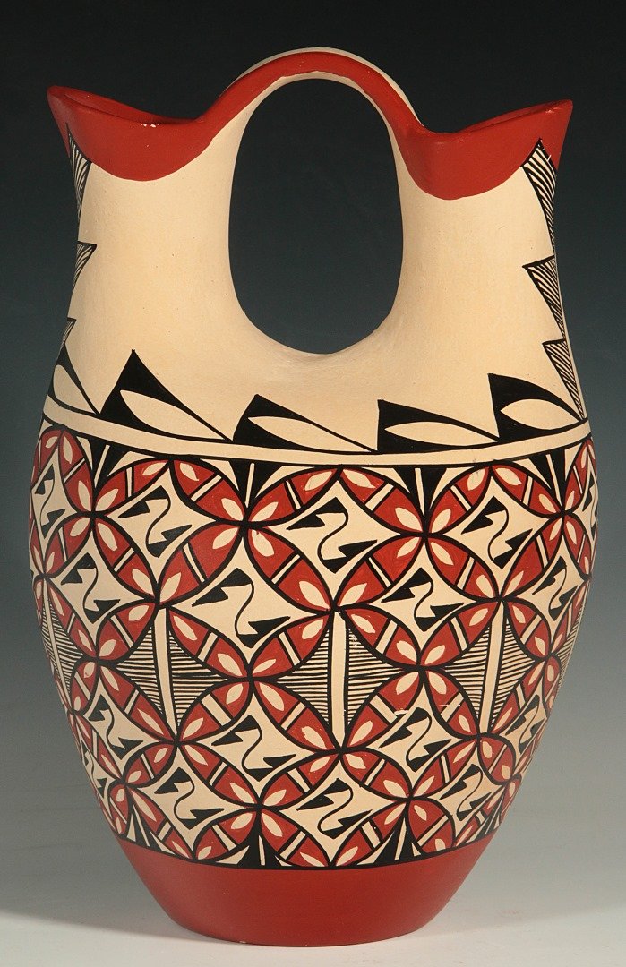 Acoma Wedding Vase Initialed 'p.r.'