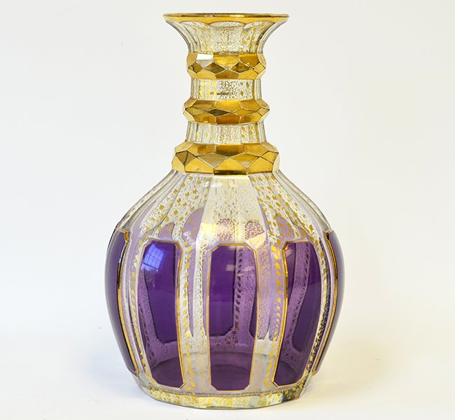 A 19th Century Bohemian Moser Glass Vase