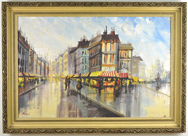 Rene Caron Paris Street Scene, Impressionist Style - Apr 26, 2014 ...