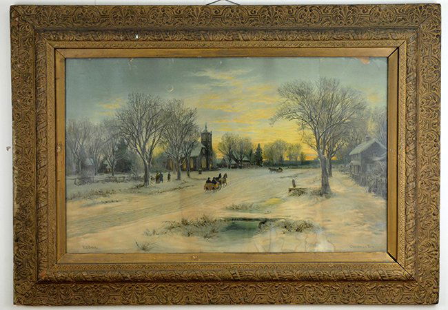 A Print of the 1885 W. C. Bauer Lithograph