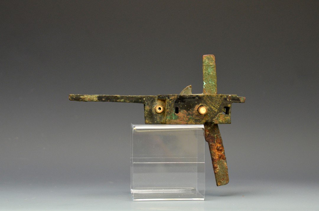 A Chinese Bronze Crossbow Trigger, Han Dynasty