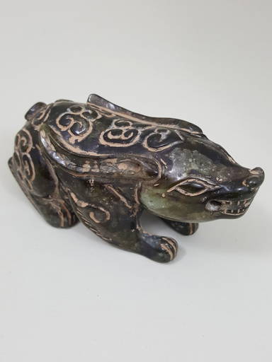 A Han Rabbit Nephrite Carving