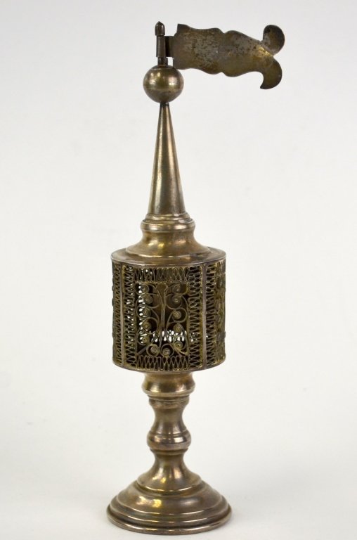 Antique Sterling Silver Spice Box