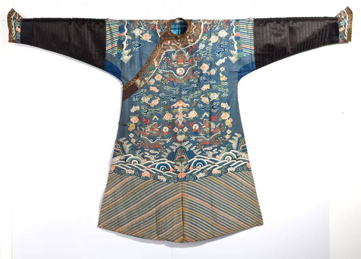 Chinese Blue Dragon Robe