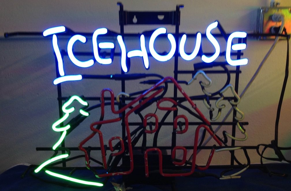 Icehouse Vintage Neon Beer sign