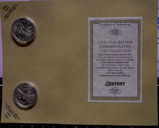 Commemorative Civil War Coin Collection