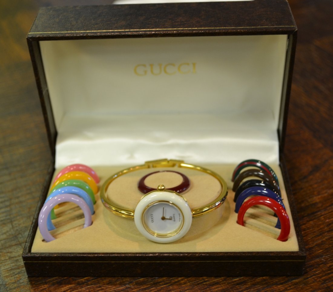 1164: Vintage Gucci Watch with Bezel Set - Jan 12, 2013 | Northshore ...