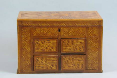 Antique Inlaid Wooden Box
