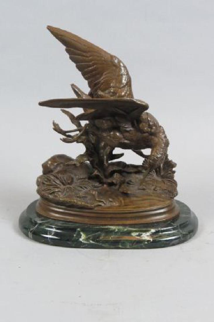 Jules Moigniez Bronze of a Bird,