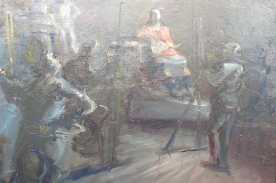 Clarence Chatterton Oil Impressionist Scene,