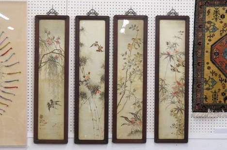 Asian Embroidery Panels