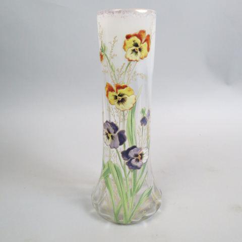 Legras French Enameled Art Glass Vase, - Nov 23, 2019 | Richard D ...