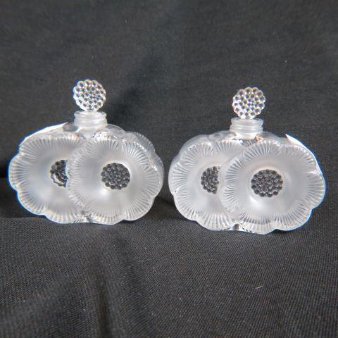 A PAIR OF LALIQUE CRYSTAL "COEUR-JOIE" PERFUME BOTTLES, - May 15, 2016 ...