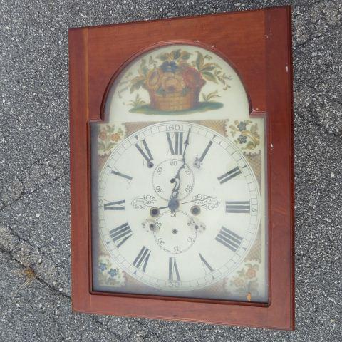 Unusual Clock Face Side Table Or Drink Table,