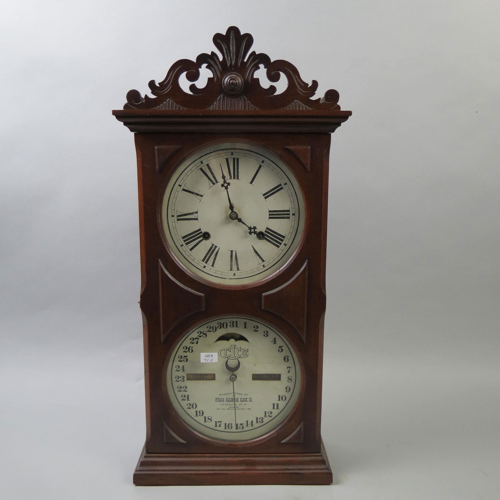 Ithaca Calendar Clock "#10 Farmer's" Model, - Mar 26, 2021 | Richard D ...