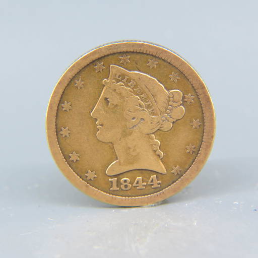 1844 O $5.00 Liberty Head Gold Coin,