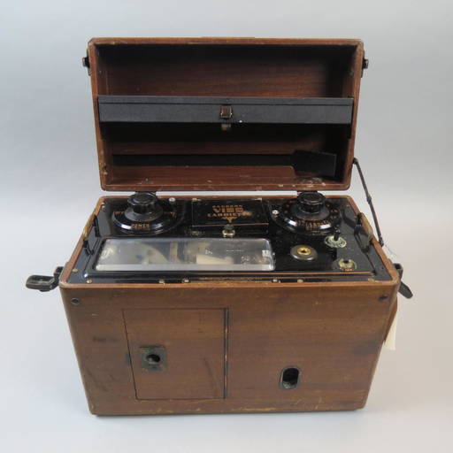 Antique Ekg Machine, Wood Cased