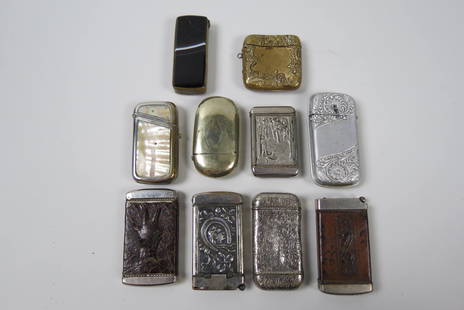 Buy English 19th Century Antique Vesta Match Case Form Of Lions Head ...