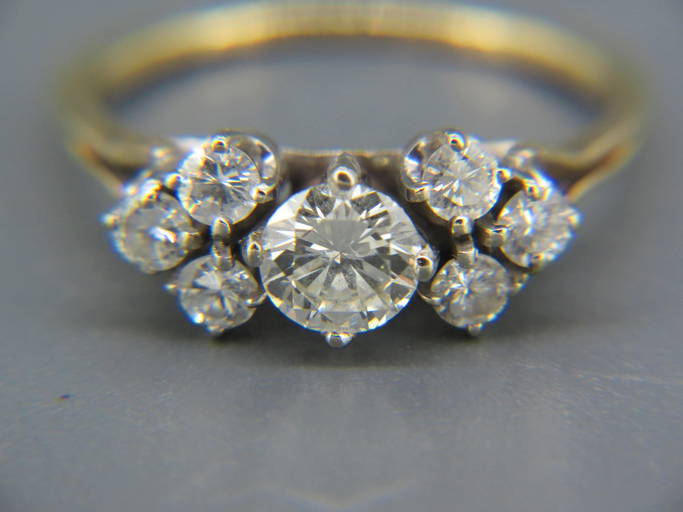 Diamond & 14k Gold Ring,