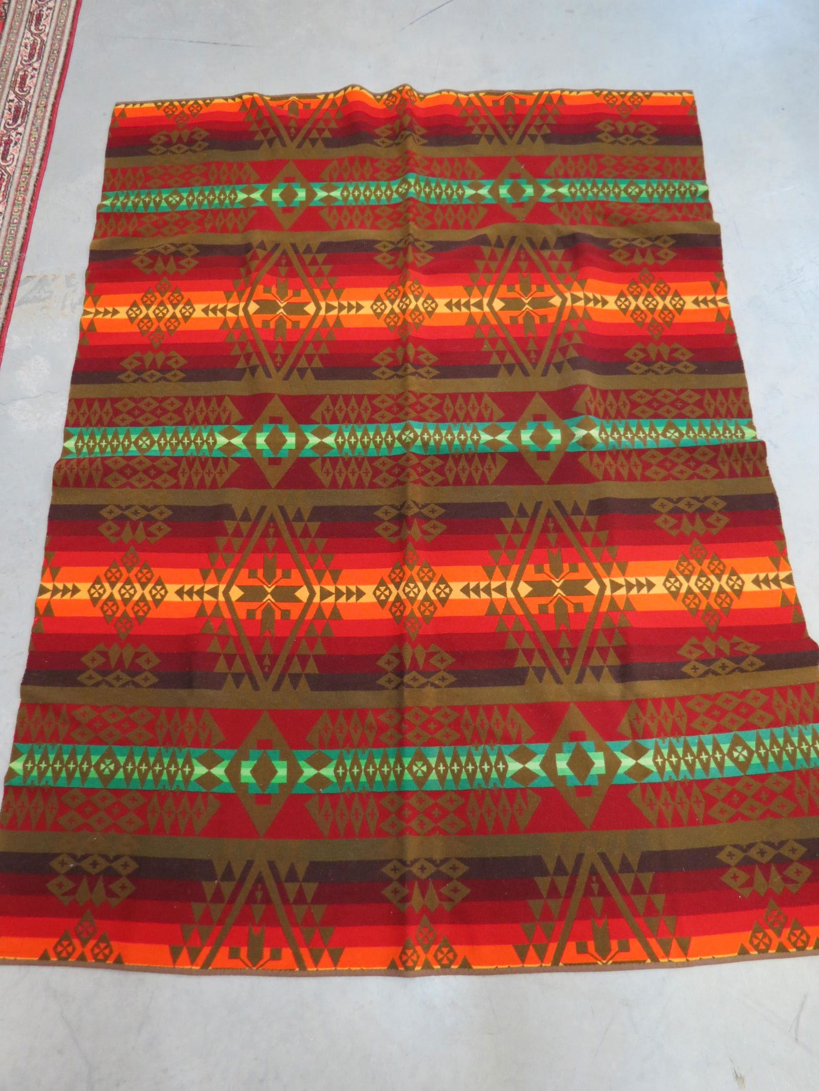 Pendleton Blanket with Indian Designs, - Nov 19, 2022 | Richard D ...