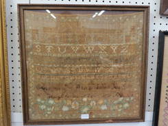 Ohio Quaker Pictorial Sampler - Oct 21, 2017 | Cowan's Auctions in OH