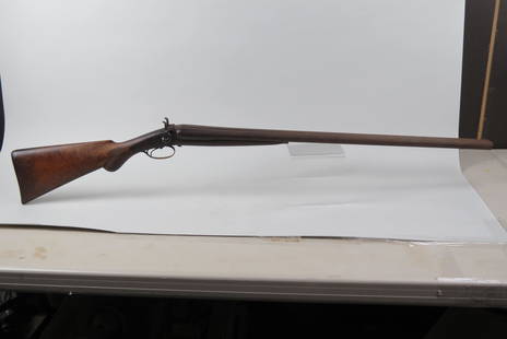 Engraved William Moore & Co. Sidelever Damascus Shotgun