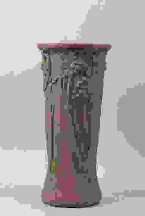 Peters & Reed Pottery Floor Vase "moss Aztec", Auction