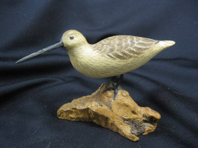 John & Patty Waterfield Carved Shorebird,