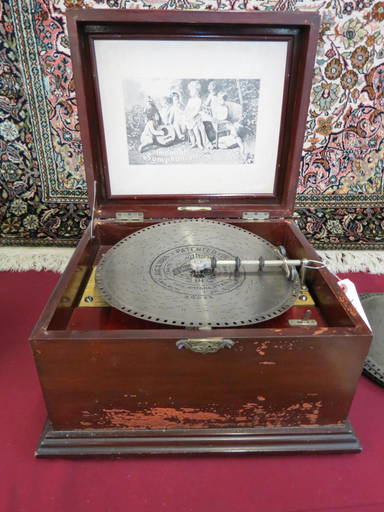 Symphonion "imperial" Disc Music Box, 1899,