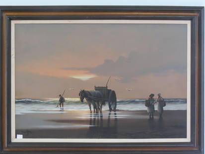 Alfred Martens (dutch,1888 1936) Landscape On Canvas