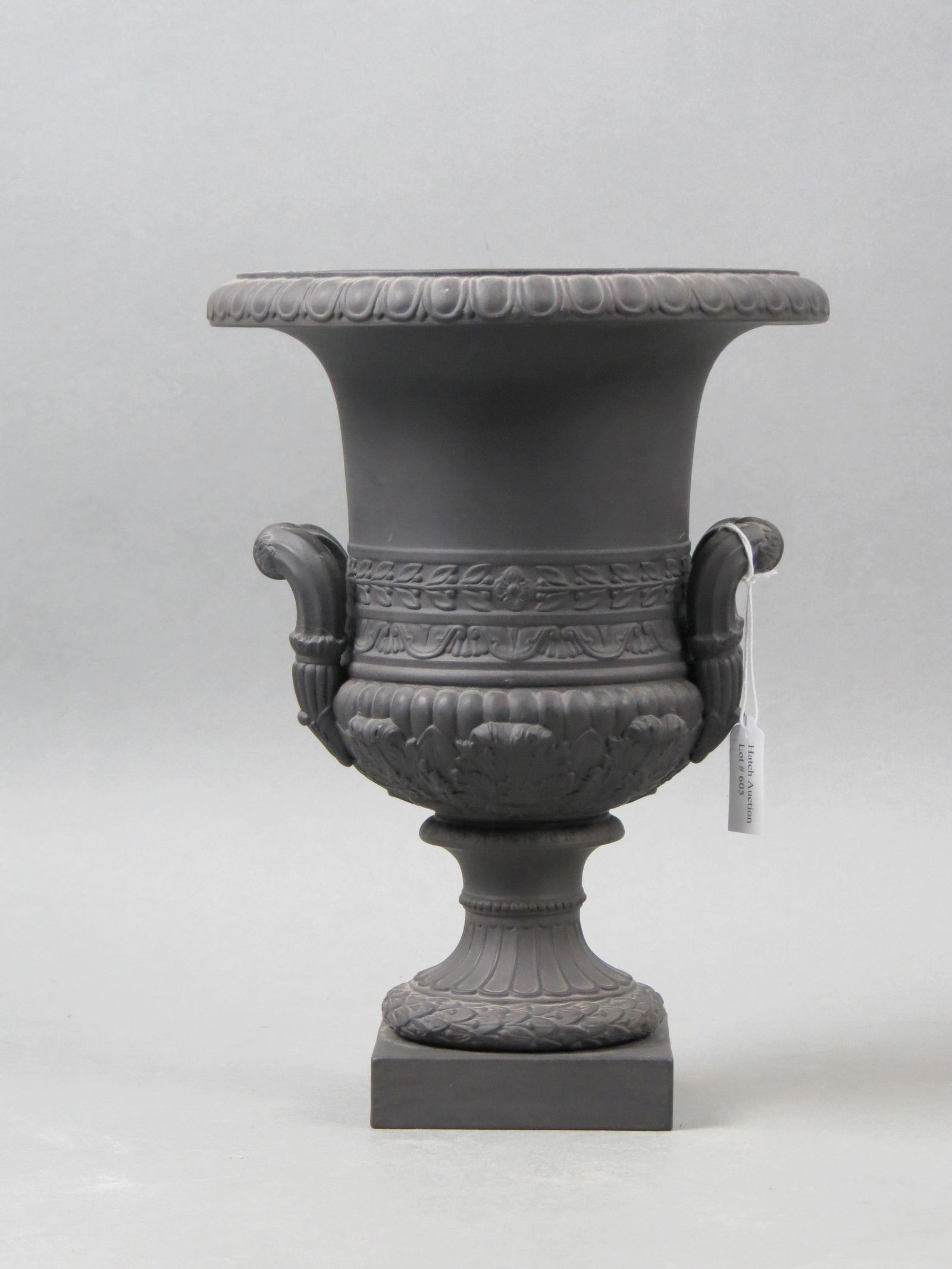 Italian Basalt Pottery Urn, Auction