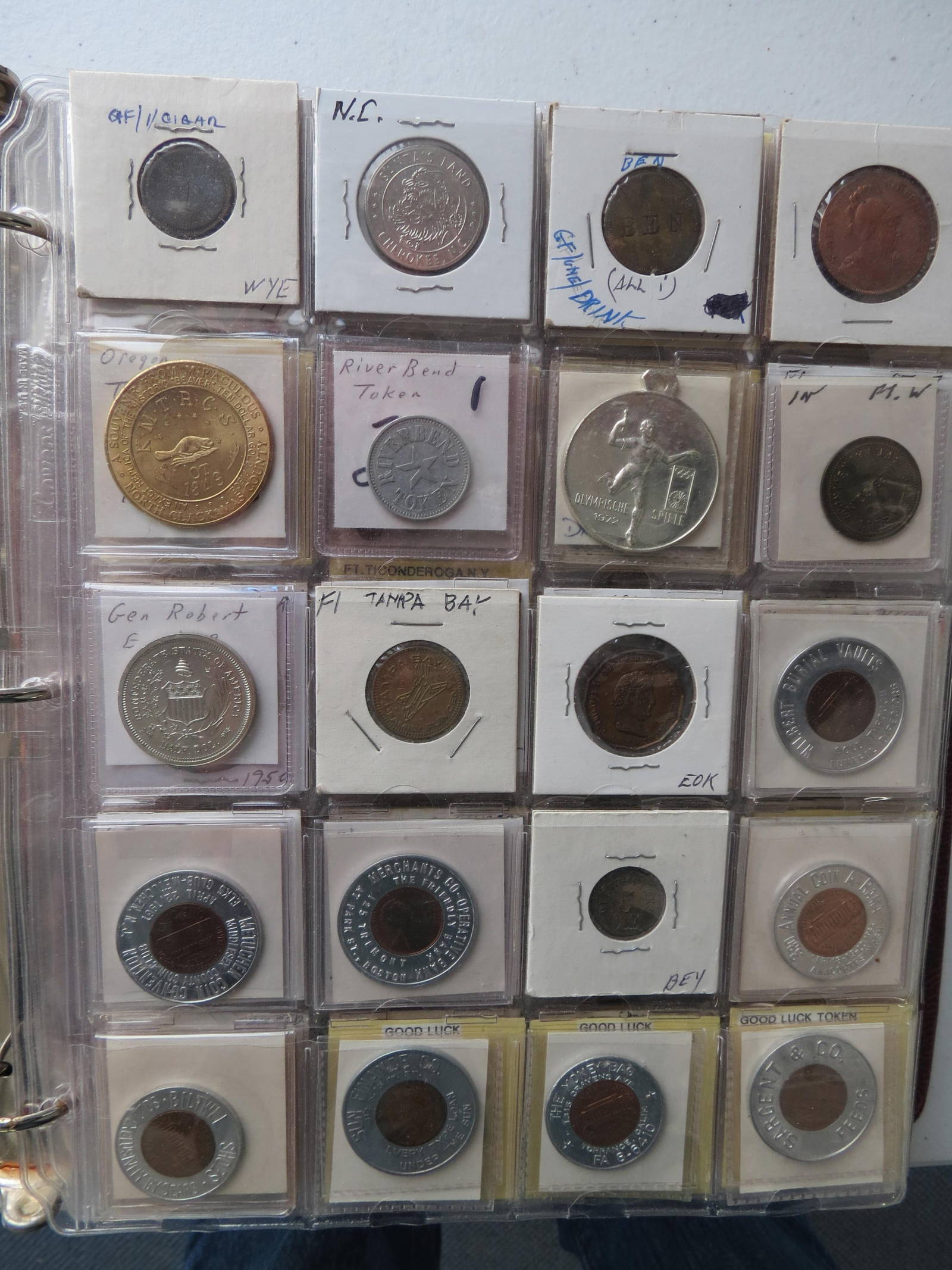 Notebook Of 180 Tokens, Medals & Related, - Jan 26, 2024 | Richard D ...