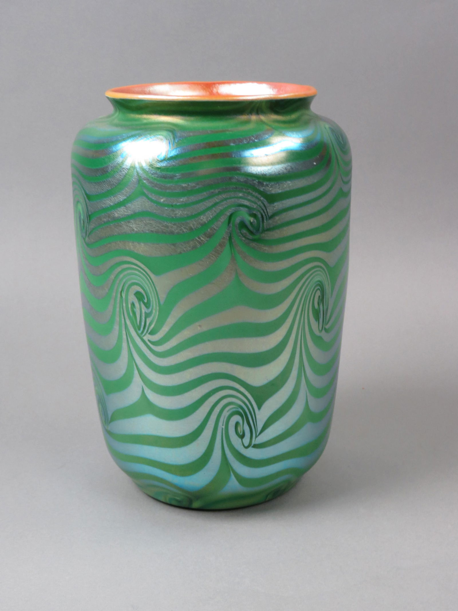Durand Art Glass Large Vase, Auction