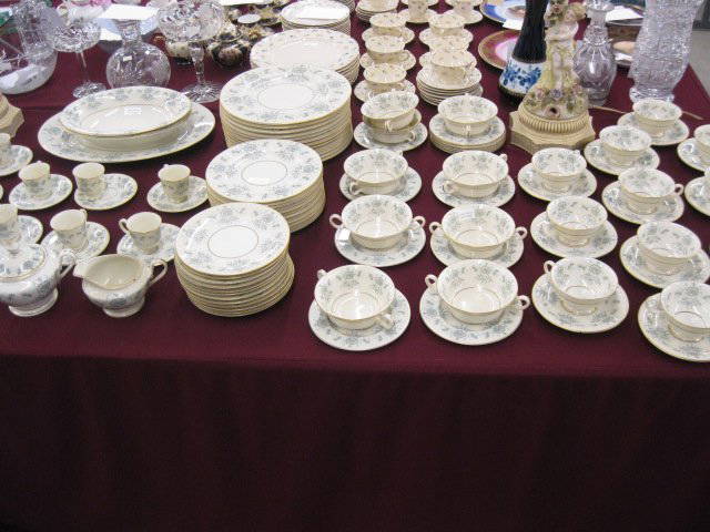 111 Pc. Castleton China "caprice" Dinner