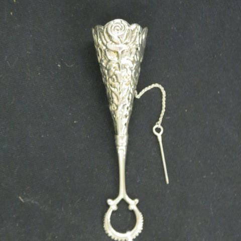 Silver Tussey Mussey Or Posey Holder,