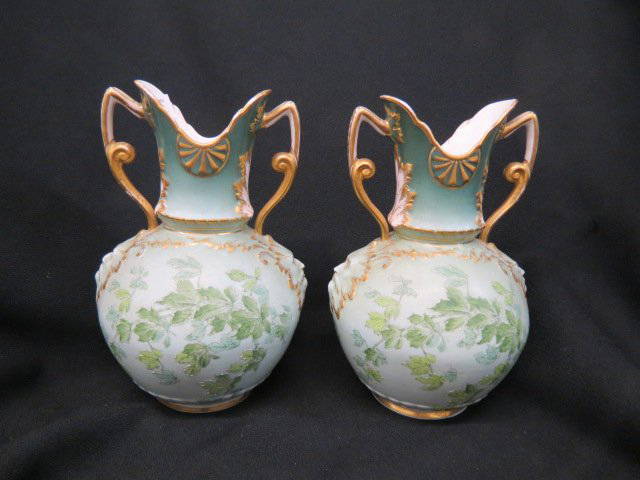 Pair of K.T.K. Lotus Ware Porcelain Vases, - Mar 07, 2015 | Richard D ...