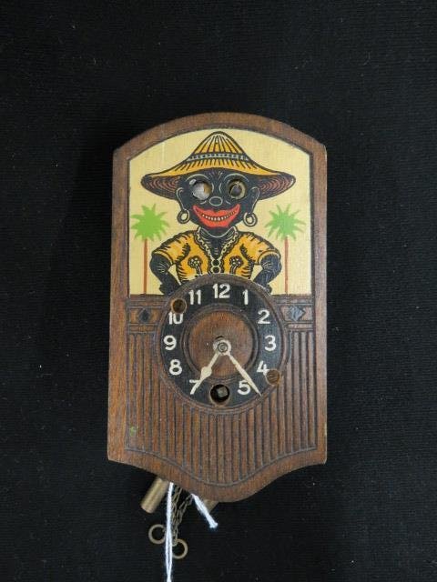 Black Americana Wall Clock,