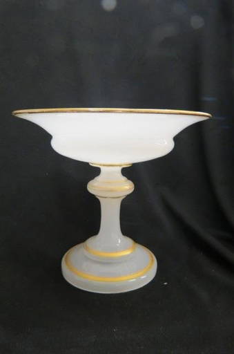Opalene Art Glass Compote,