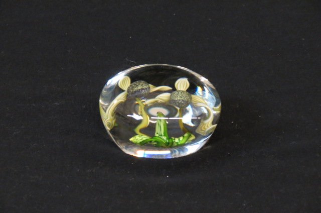 Gordon Smith Art Glass Paperweight,