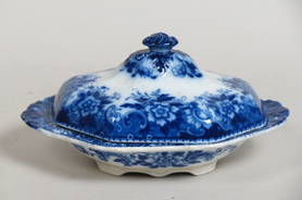 Unsigned ironstone flow blue "Oriental" pattern tree - Feb 25, 2014 ...