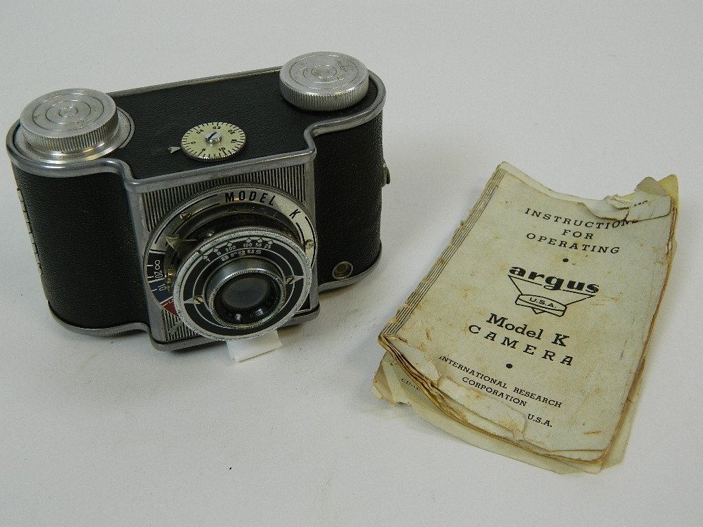 Argus Model "K" Camera w/ Operators Manual - Feb 22, 2014 | Bid of ...