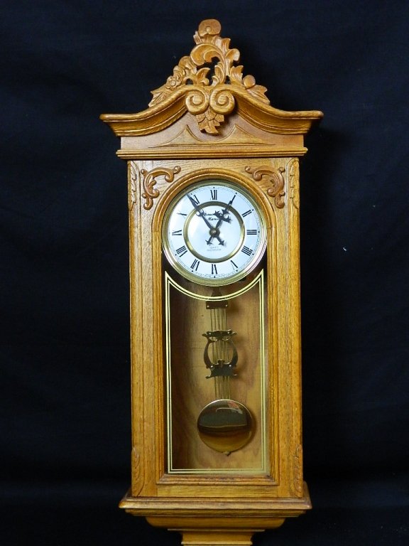 Pendulum Strausbourg Manor Hanging Wall Clock